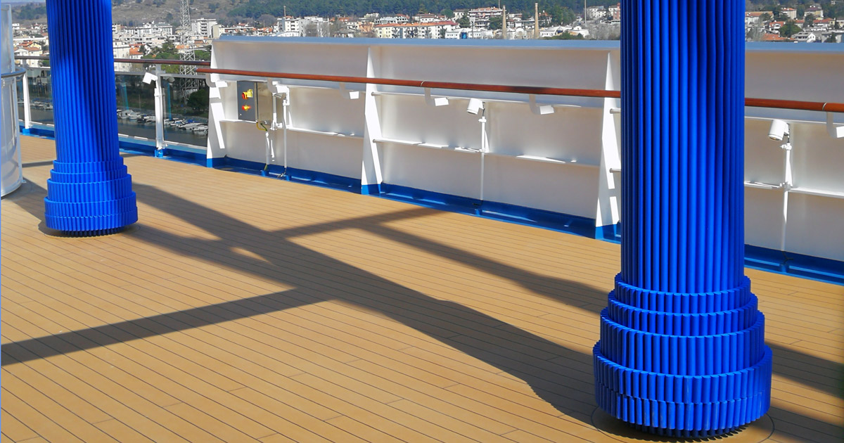 Ship column protections, cruise safety | Codex Ltd.